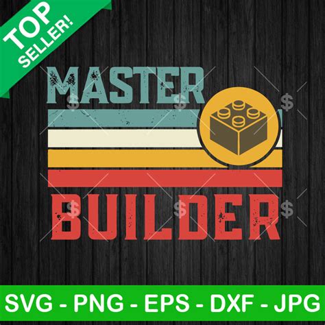 Master Builder Svg Bricks Master Builder Svg Building Blocks Svg Png Dxf Eps