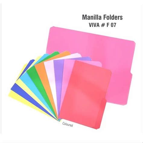 Paper Manilla Folders Only For Export Multicolor At Best Price In Mumbai