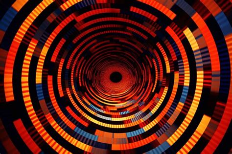 Premium Photo Geometric Background With Concentric Ellipses