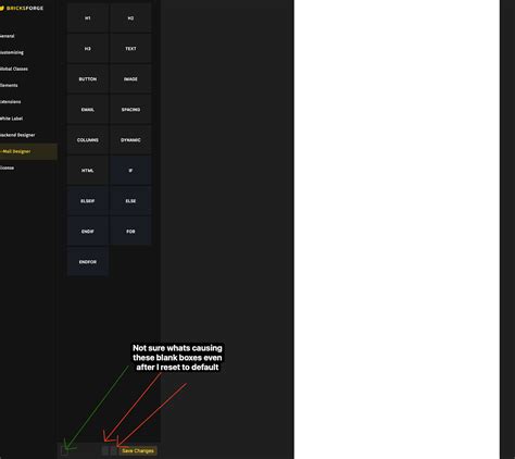 Email Designer Blocks Blank Bug Reports Bricksforge Community Forum