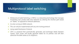 Multiprotocol Label Switching MPLS Pptx Computer Networking Computing