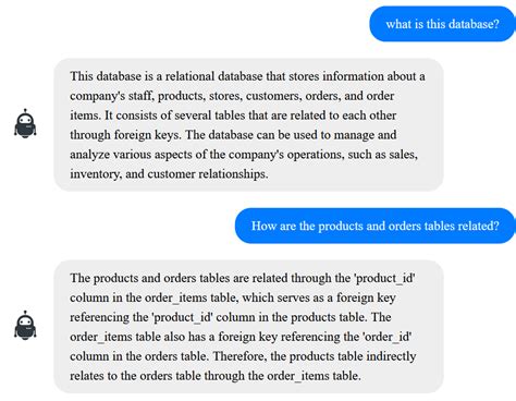Creating A Chatbot Based On Chatgpt For Interacting With Databases