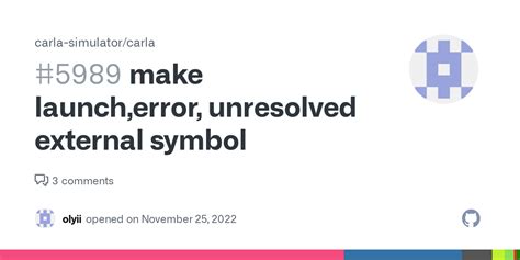 make launch error unresolved external symbol · issue 5989 · carla