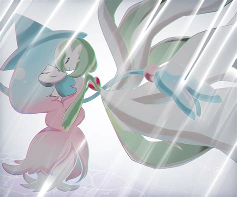 Gardevoir And Hatterene Pokemon Drawn By Hiyoko San Hiyokoe Shi Danbooru