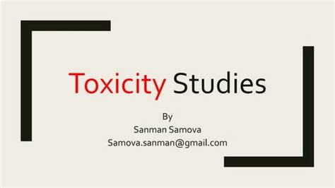 Types Of Toxicity Pptx Types Of Toxicity Pptx