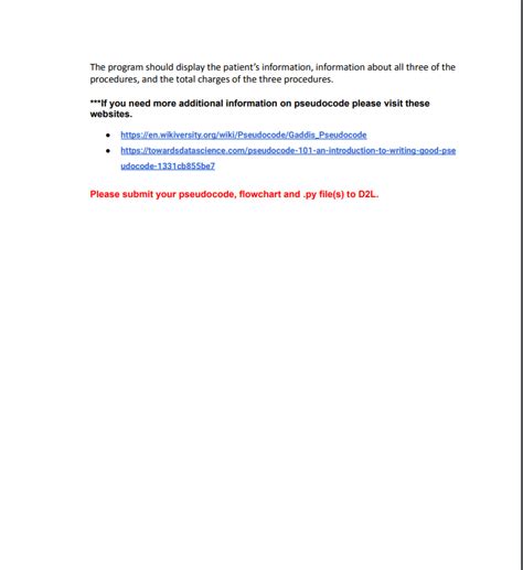 Solved I Need Help With The Pseudocode And Python Please