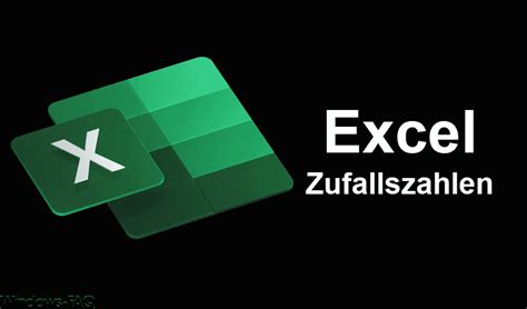 Excel Zufallszahlen Erzeugen Windows Faq