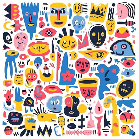 Premium Vector Cute Monsters Vector