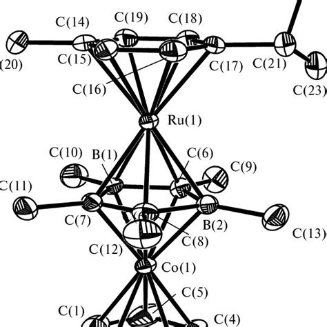 Structure Of Cation 2b Thermal Ellipsoids Of 50 Probb Ability