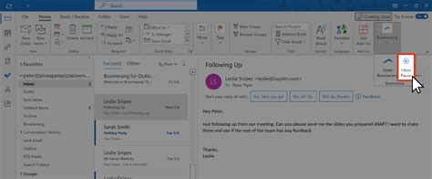 how to pause your inbox boomerang for outlook help