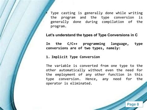 Ppt Lets Debunk The Differences Between The Type Conversion And