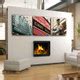 Chicago Cubs Wrigley Field 20 X 20 Canvas Art Set Of 3