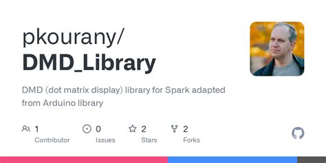 GitHub Pkourany DMD Library DMD Dot Matrix Display Library For