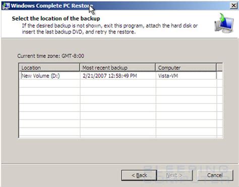 How To Restore Backup In Vista Desksandwich