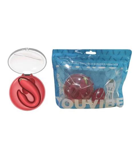 Vibrador para Casal Recarregável com Controle Remoto Sem Fio com Estojo Discreto YOUVIBE