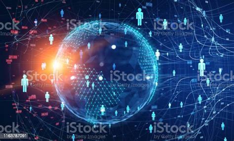 행성 홀로그램 및 소셜 네트워크 인터페이스 0명에 대한 스톡 사진 및 기타 이미지 0명 3차원 형태 가상현실 Istock