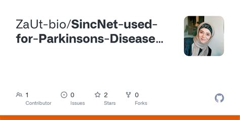 Github Zaut Bio Sincnet Used For Parkinsons Disease Detection