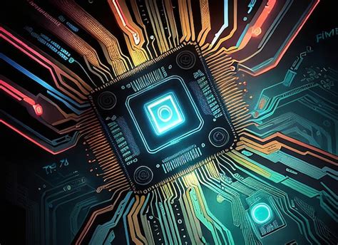 Premium Ai Image Computer Chip