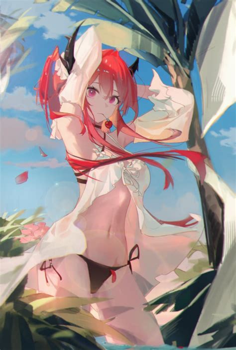 Surtr And Surtr Arknights Drawn By Lxc Danbooru