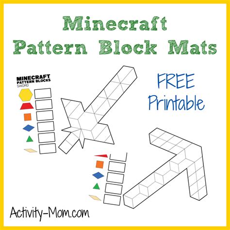 Minecraft Free Printable Activity Pages