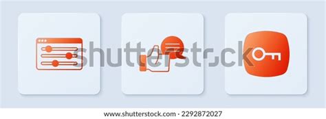 Set Customer Product Rating Browser Setting Stock Vector Royalty Free 2292872027 Shutterstock