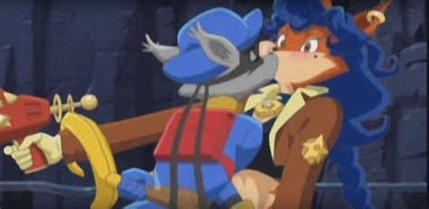 Sly Cooper X Carmelita Fox Anime Kiss By Laqb On Deviantart