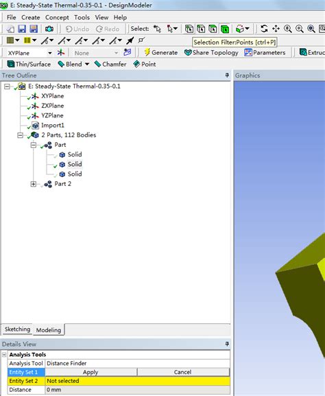 ansys workbench模型尺寸测量与界面色彩调整技巧 格发许可优化