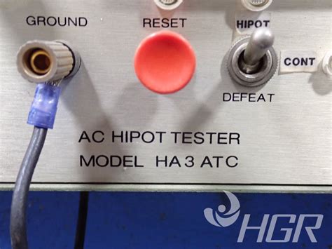 Used Hipotronics Ac Hipot Tester Hgr 24