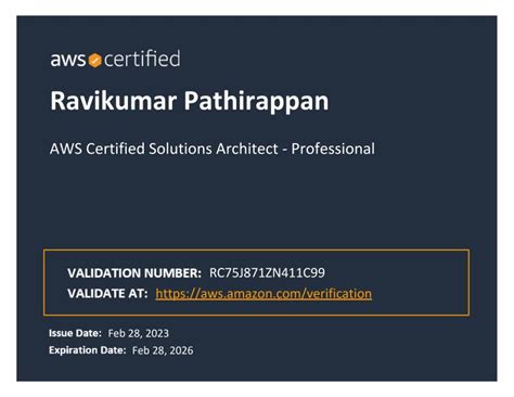 ravikumar pathirappan on linkedin awssolutionarchitect aws