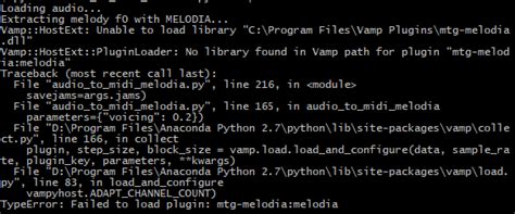 No Backends · Issue 219 · Librosalibrosa · Github