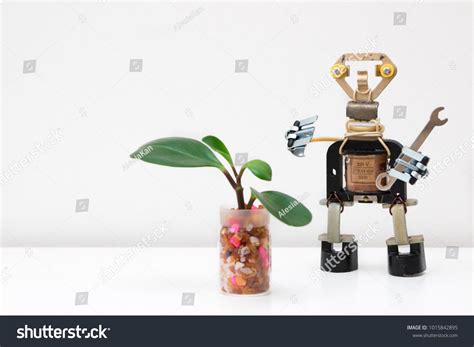 STEM Education Metal Robots Made By Hands In A Class In Chemistry And Robotics STEM Education