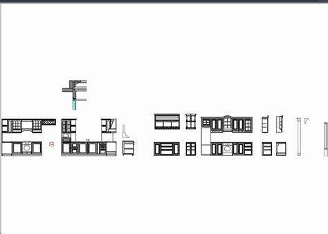 Kitchen Cabinet Section Cad Block Cabinets Matttroy