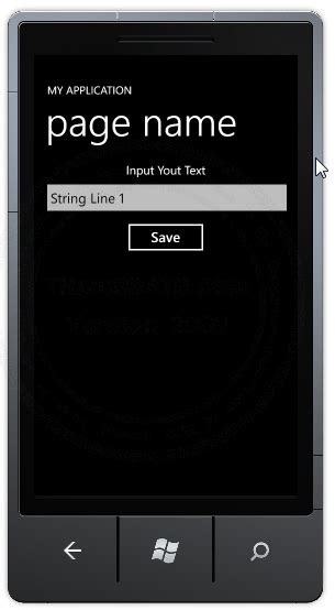 windows phone create and write text file in isolated storage