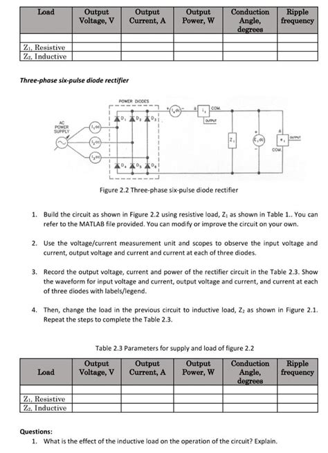 Solved Question Three Phase Diode Rectifier Three Phase Chegg