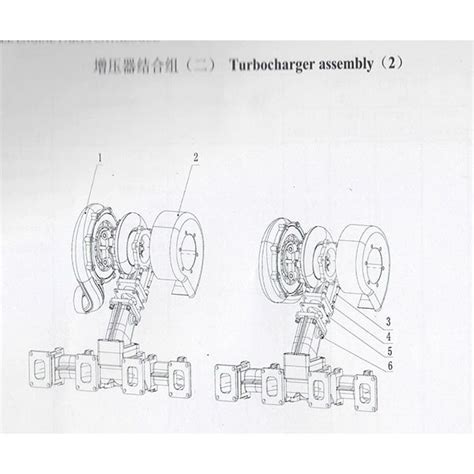Weichai Turbocharger Assembly Weichai Engine Parts Weichai Deutz