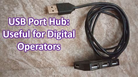 USB Port Hub Useful For Digital Operators Johnson S Techworld