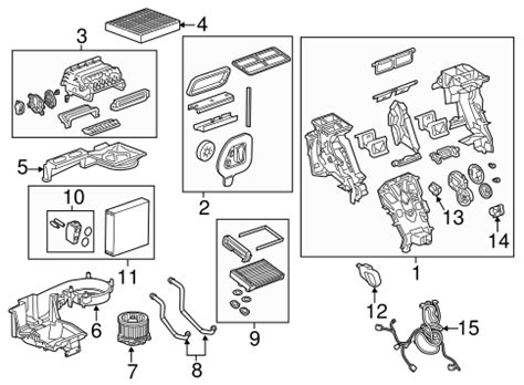Evaporator And Heater Components For 2018 Chevrolet Equinox