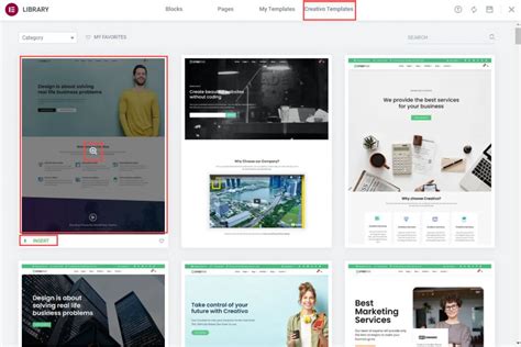 Working With Creativo Templates Creativo Documentation
