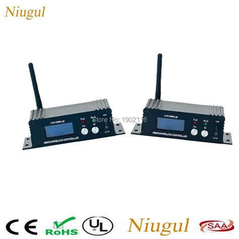 2pcs 400m effective range dmx512 wireless receiver transmitter dmx led