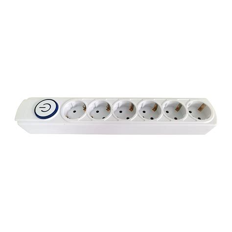Mm Six Way Extension Socket With Switch Chemitool