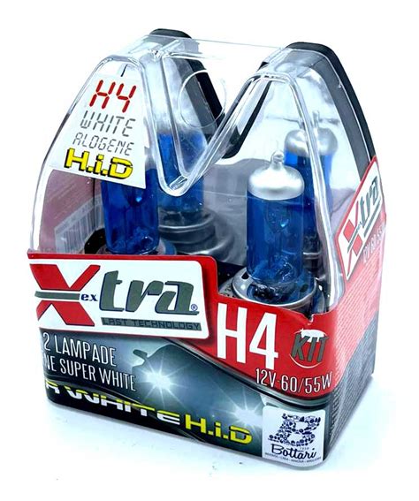 Bottari მანქანის ნათურა თეთრი ჰალოგენი H4 12v 60 55w წყვილი Veli Store