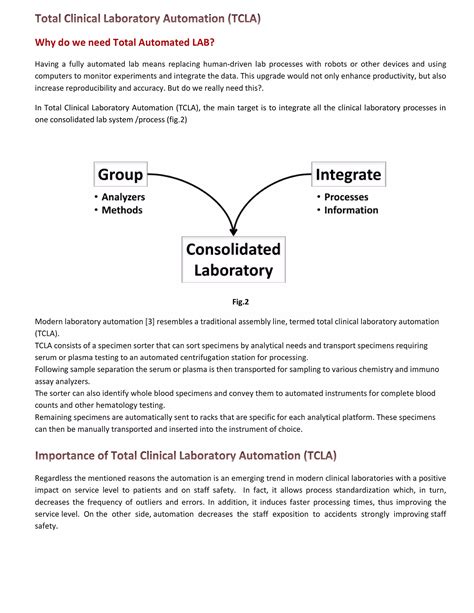 planning considerations in total automation of clinical laboratory pdf