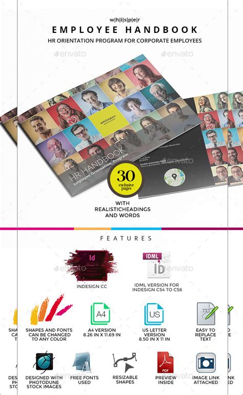 Employee Manual Templates 11 Free Printable Word And Pdf Formats