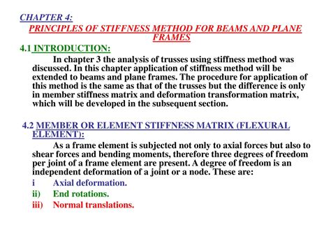 Stiffness Method For Beams The Best Picture Of Beam