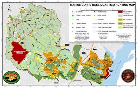 Quantico Mcb Hunting Map By Isportsman Avenza Maps