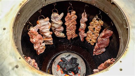 특허받은 항아리에 구운 숯불 바비큐│charcoal Barbecue│korean Street Food Youtube