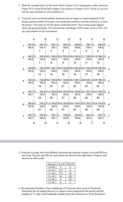 solved 1 redo the example that is in the book which is