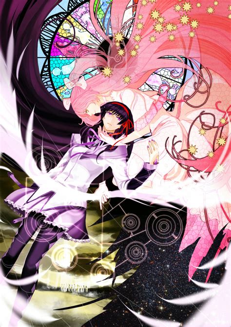 Safebooru Akemi Homura Bad Id Black Hair Bow Weapon Charlotte