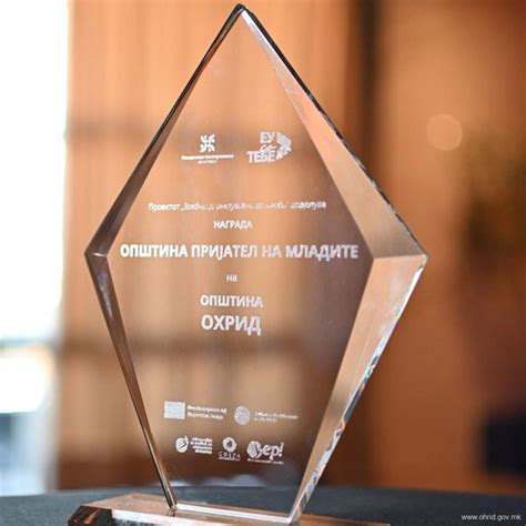 Пецаков Општина Охрид доби престижна награда „Општина пријател на Младите“ признание за