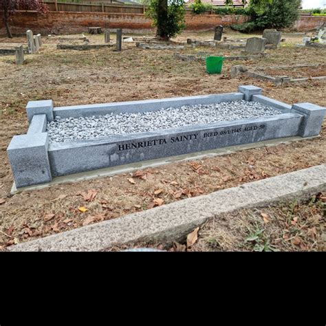 Kerb Set With Peon Top Posts A Clarke Memorials